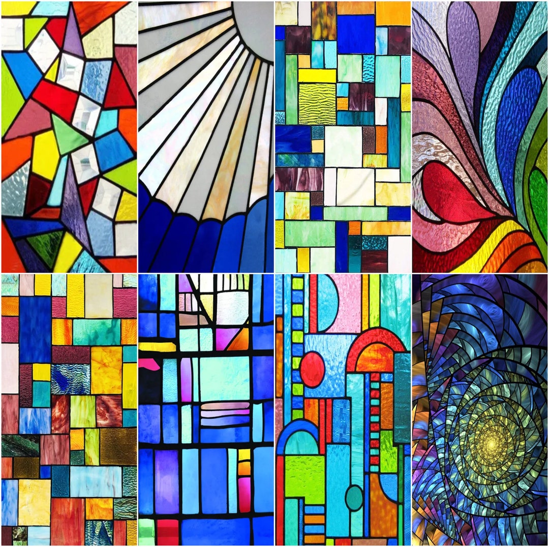 Custom Size - Privacy Window Film, Geometric Pattern Window Tint for ...