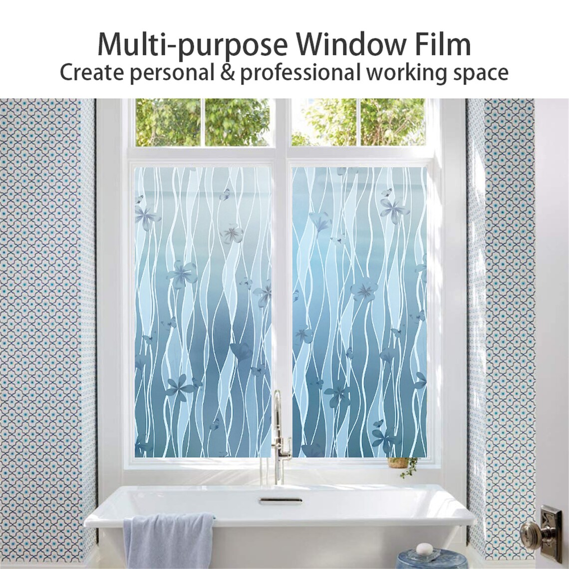 3D Matte Window Film Privacy Self Adhesive Frosted Vinyl Glass - Etsy