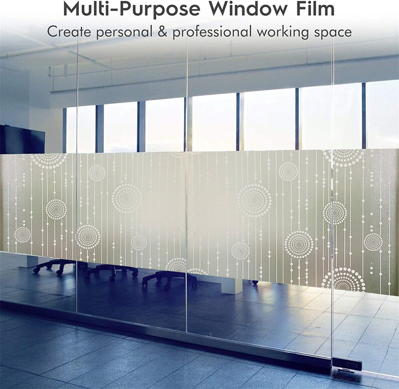 3D Matte Window Film Privacy Stained Glass Vinyl Self Adhesive - Etsy