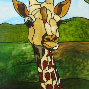 Home Decor Window Film: Custom-sized Stained Glass With Animal Kingdom ...