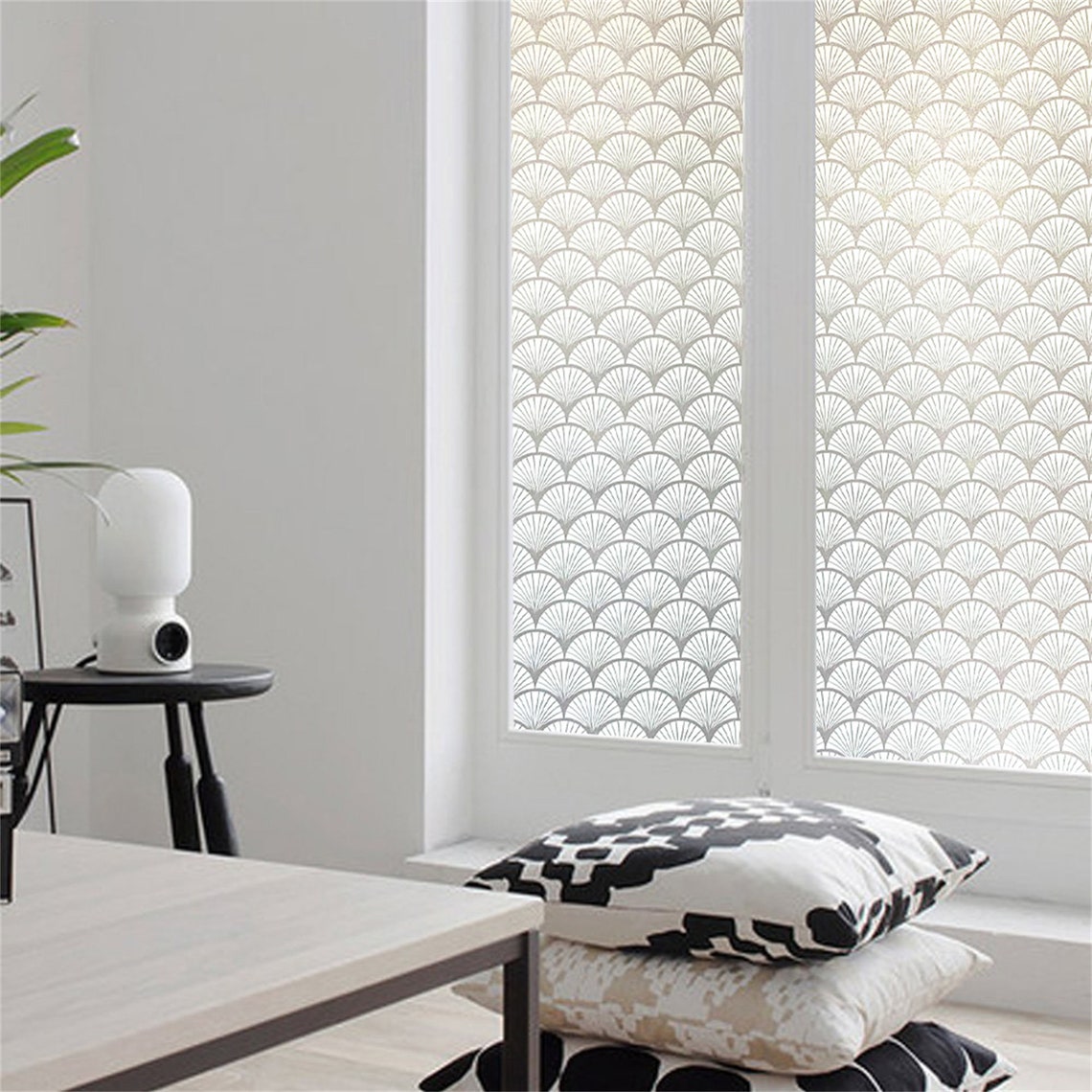 Matte Window Film Stained Glass Decorative Uv Vinyl Sticker - Etsy