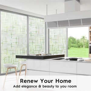 3D Window Privacy Film Static Window Clings Vinyl Window Decals Window ...
