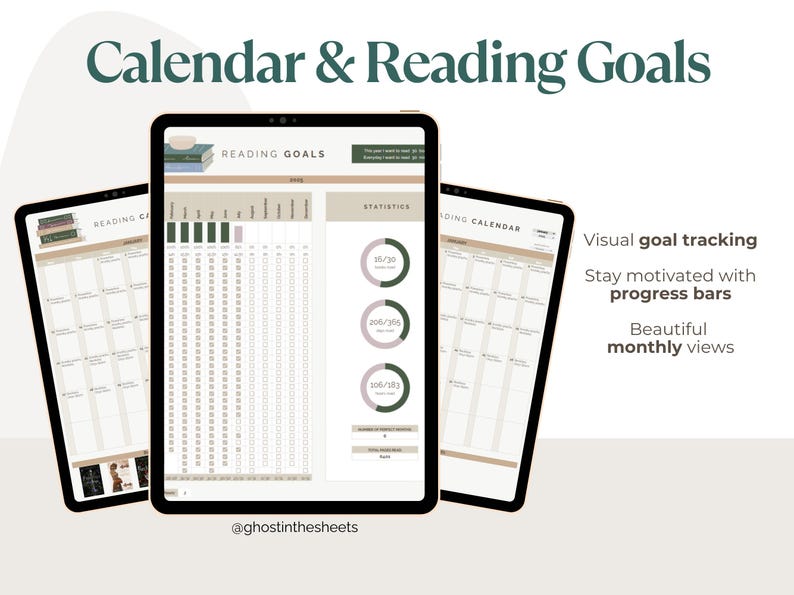 Book Tracker Google Sheets | Reading Log Spreadsheet for Book Lovers ...