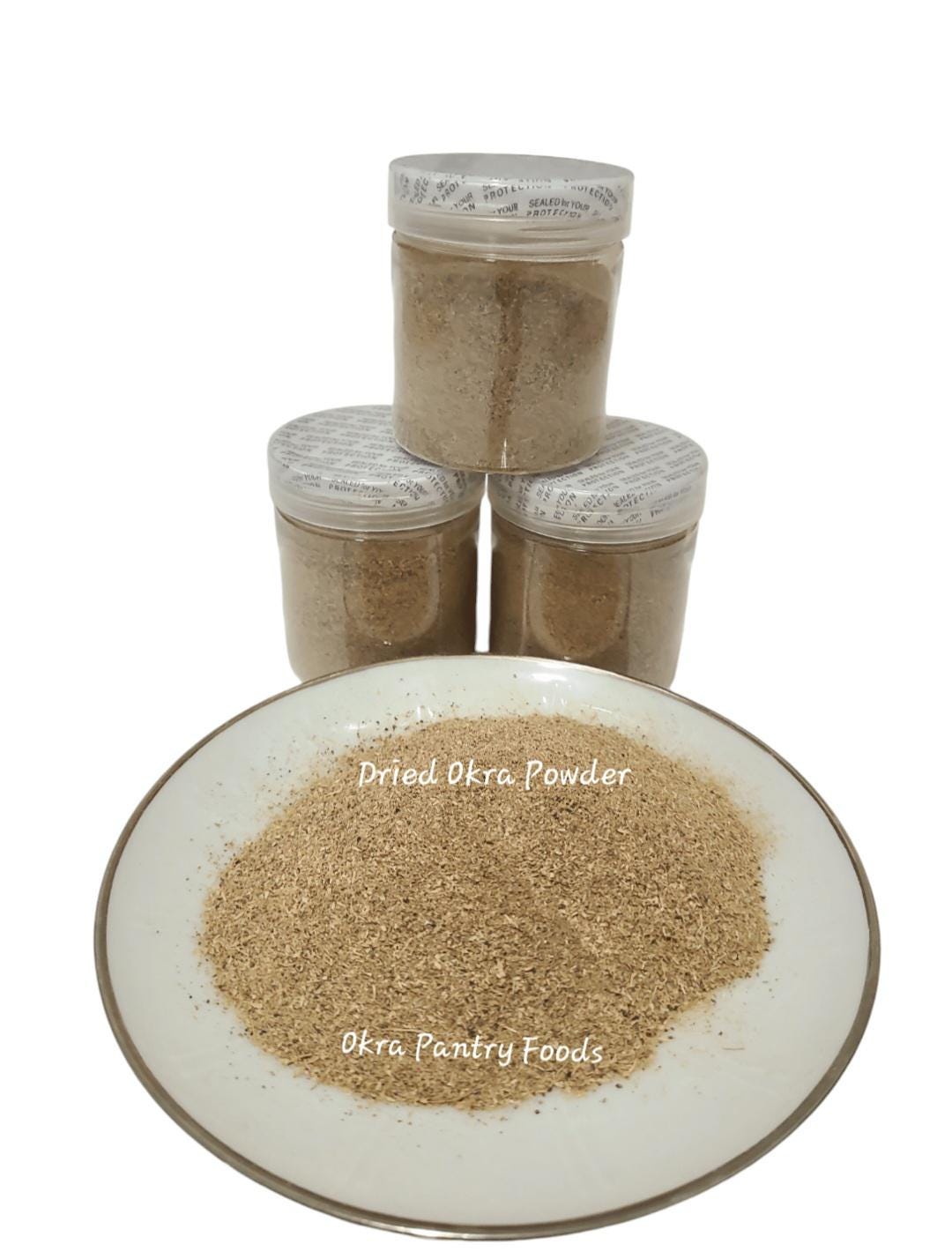 Dried Okra Powder - Etsy