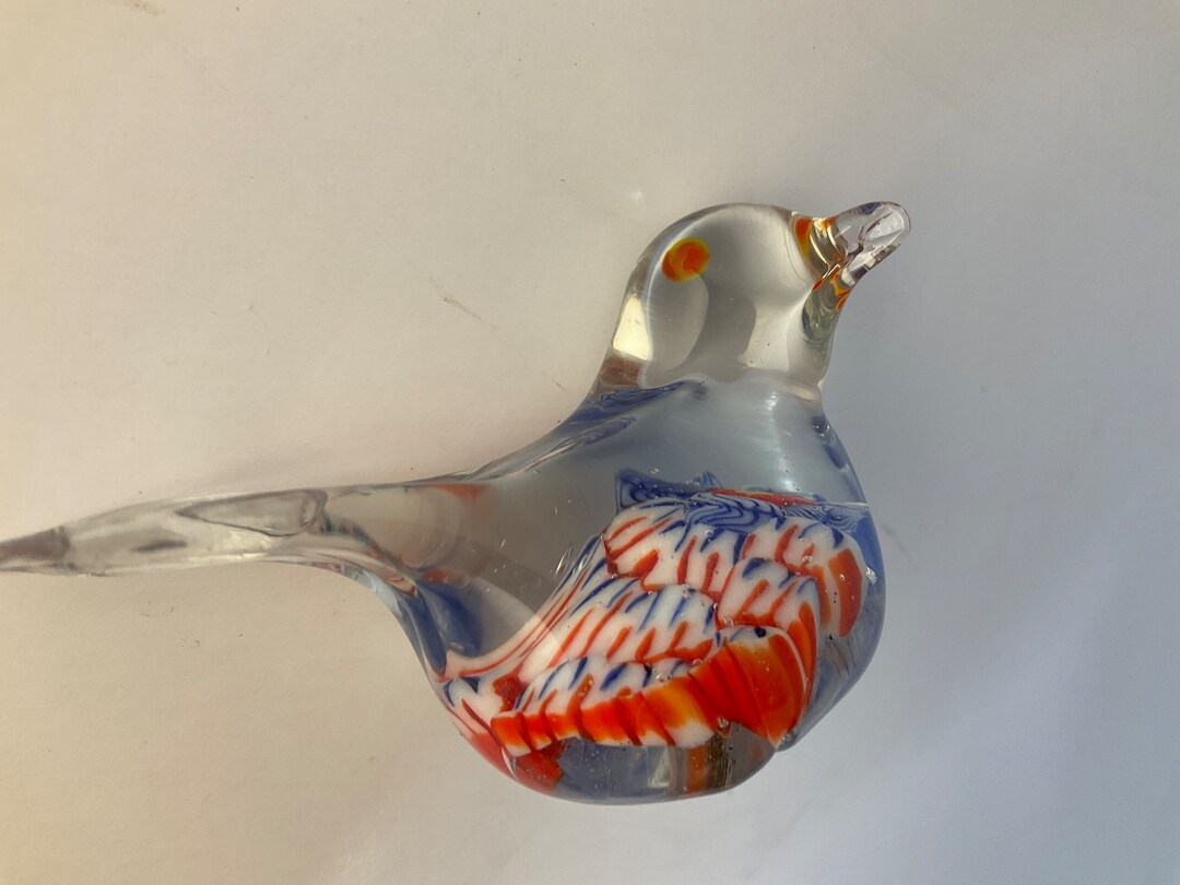 Glass Bird - Etsy