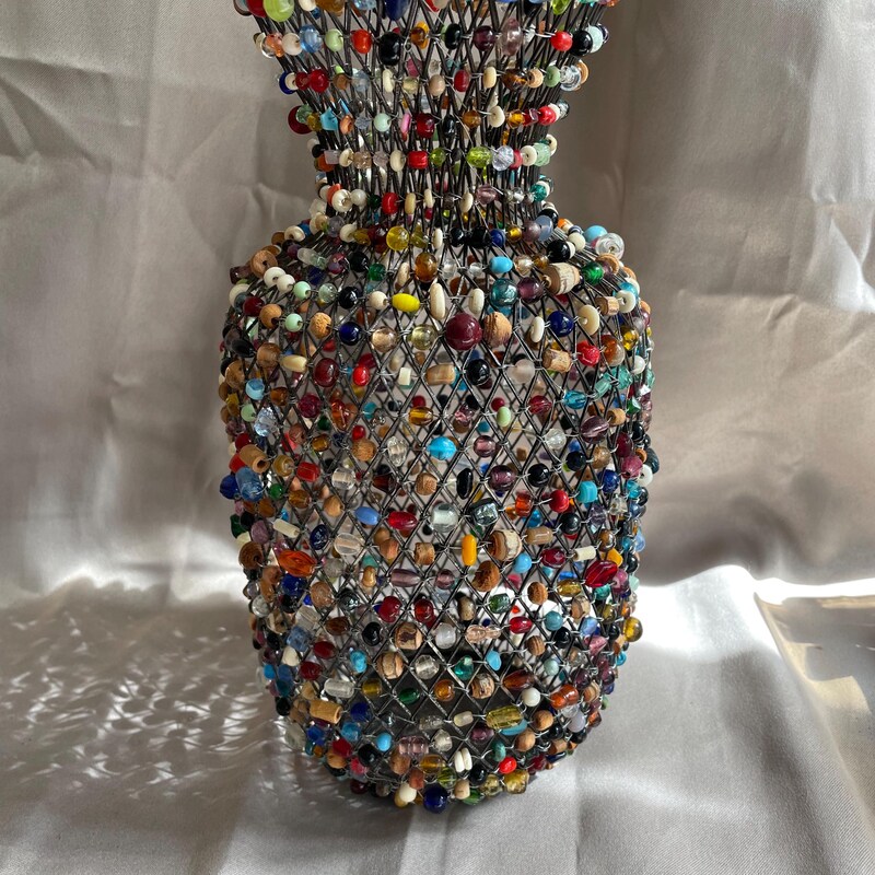Beaded Vase - Etsy