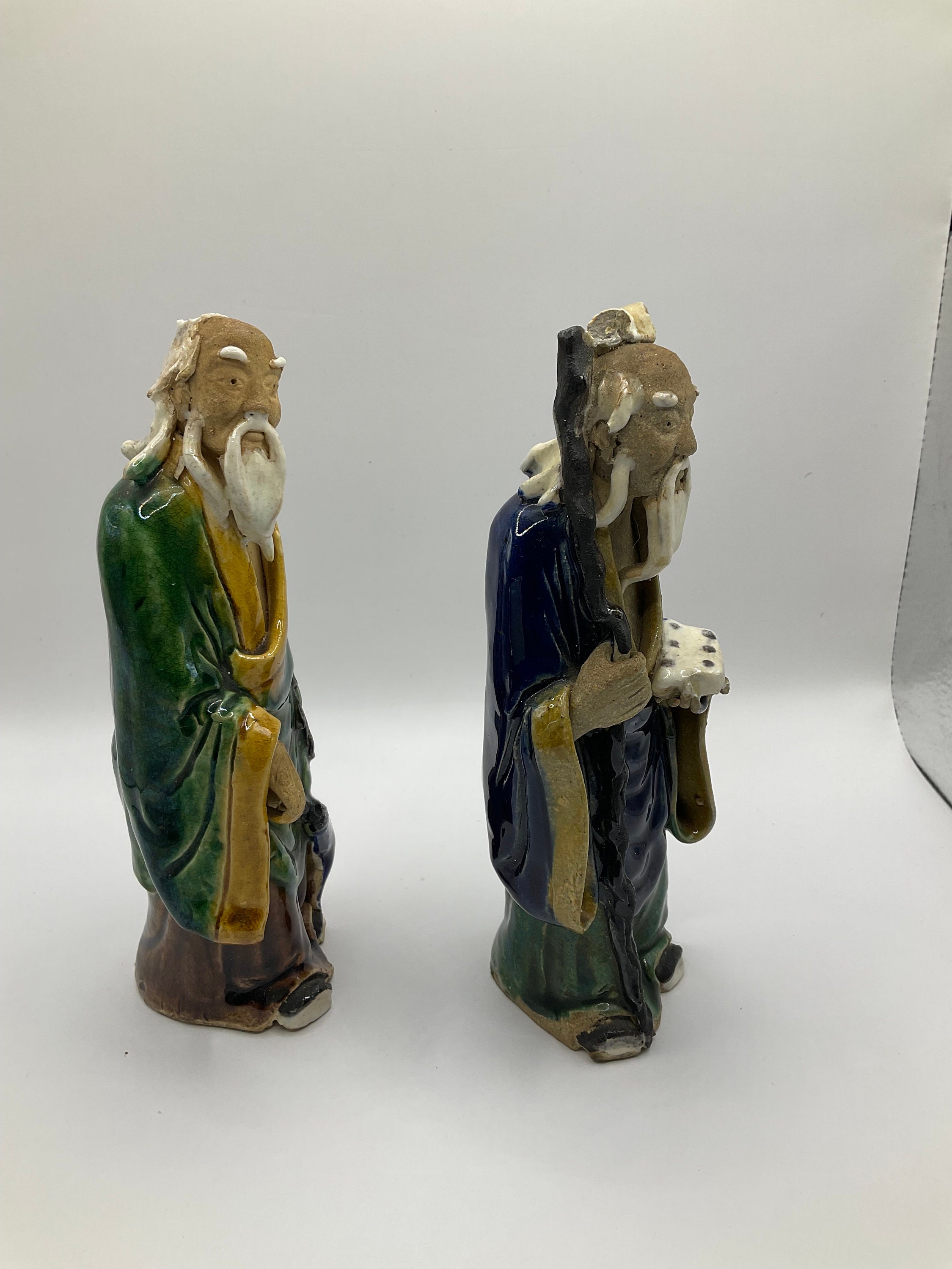Antique Chinese Ceramic Mud Men - Etsy
