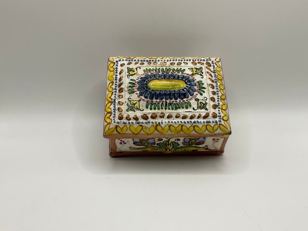 Italian Trinket Box, Handpainted, Signed and Numbered Jewelery Box - Etsy