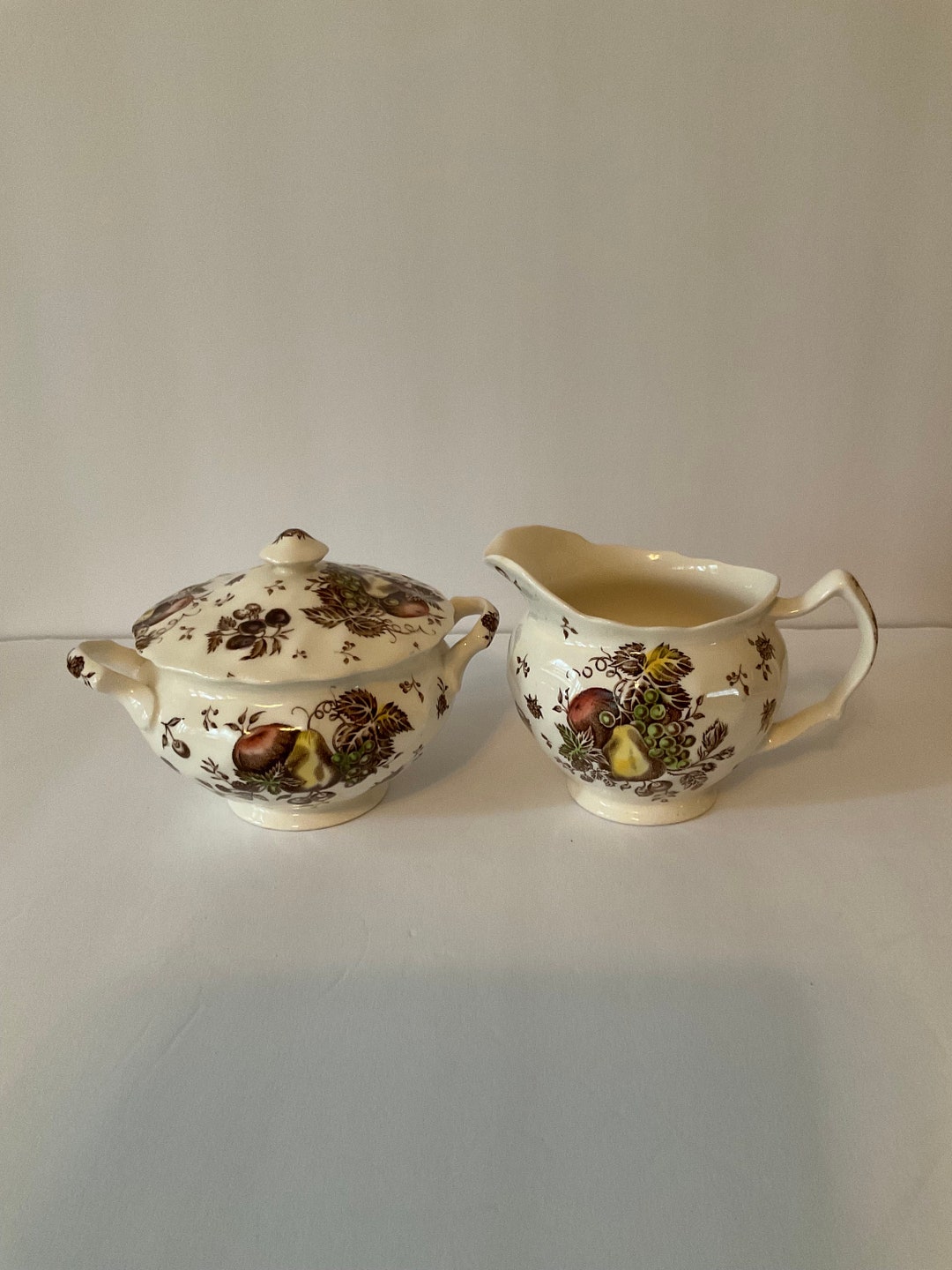 Johnson Brothers “autumns Delight” Cream and Sugar Set - Etsy