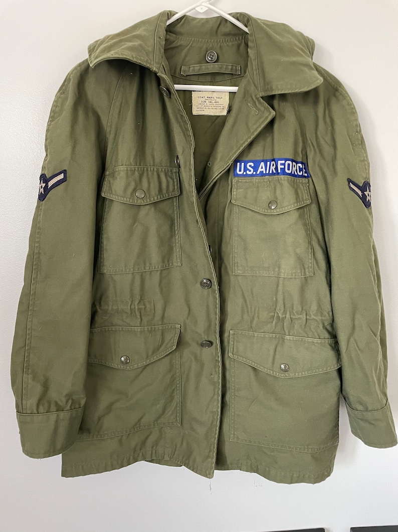 Vintage US AIR FORCE Military Field Jacket - Etsy