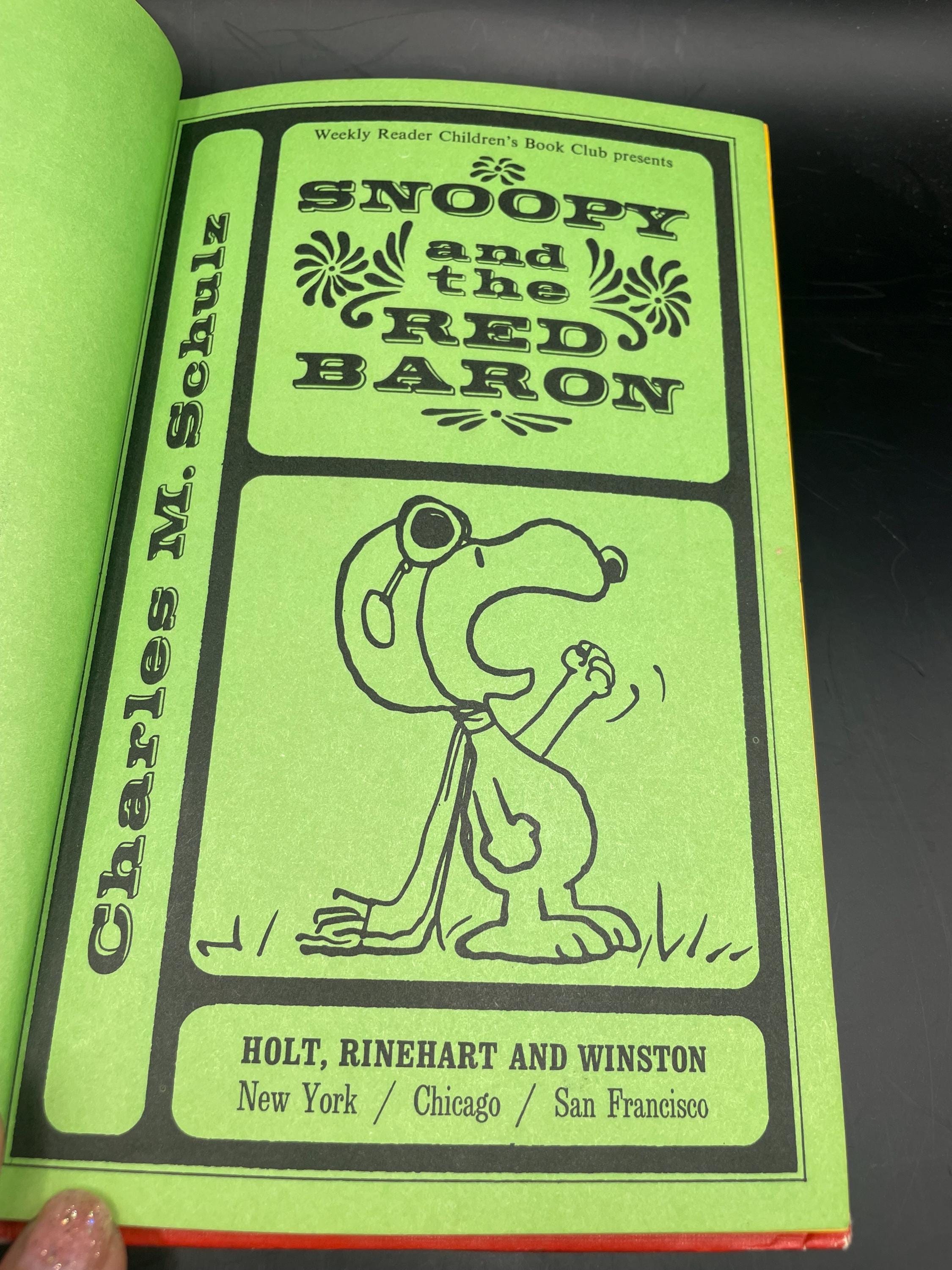 Vintage Snoopy and the Red Baron Book, by Charles M. Schultz - Etsy