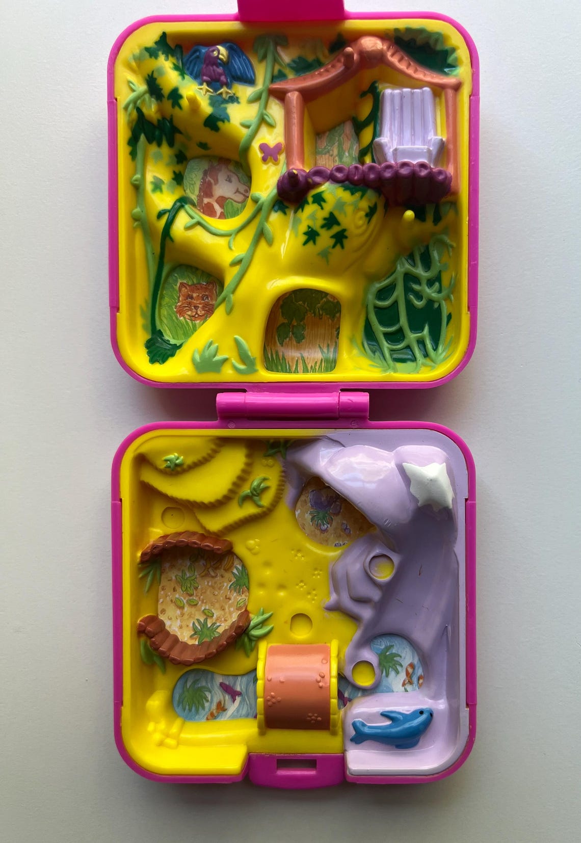 Vintage Polly Pocket Bluebird Wild Zoo World - Etsy