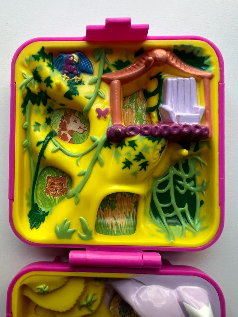 Vintage Polly Pocket Bluebird Wild Zoo World - Etsy