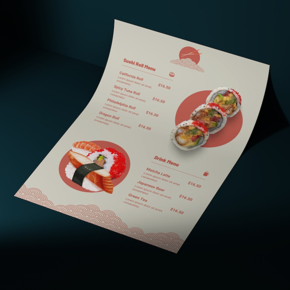 Hibachi Menu Card, Hibachi Dinner Menu, Hibachi Birthday Menu, Instant ...