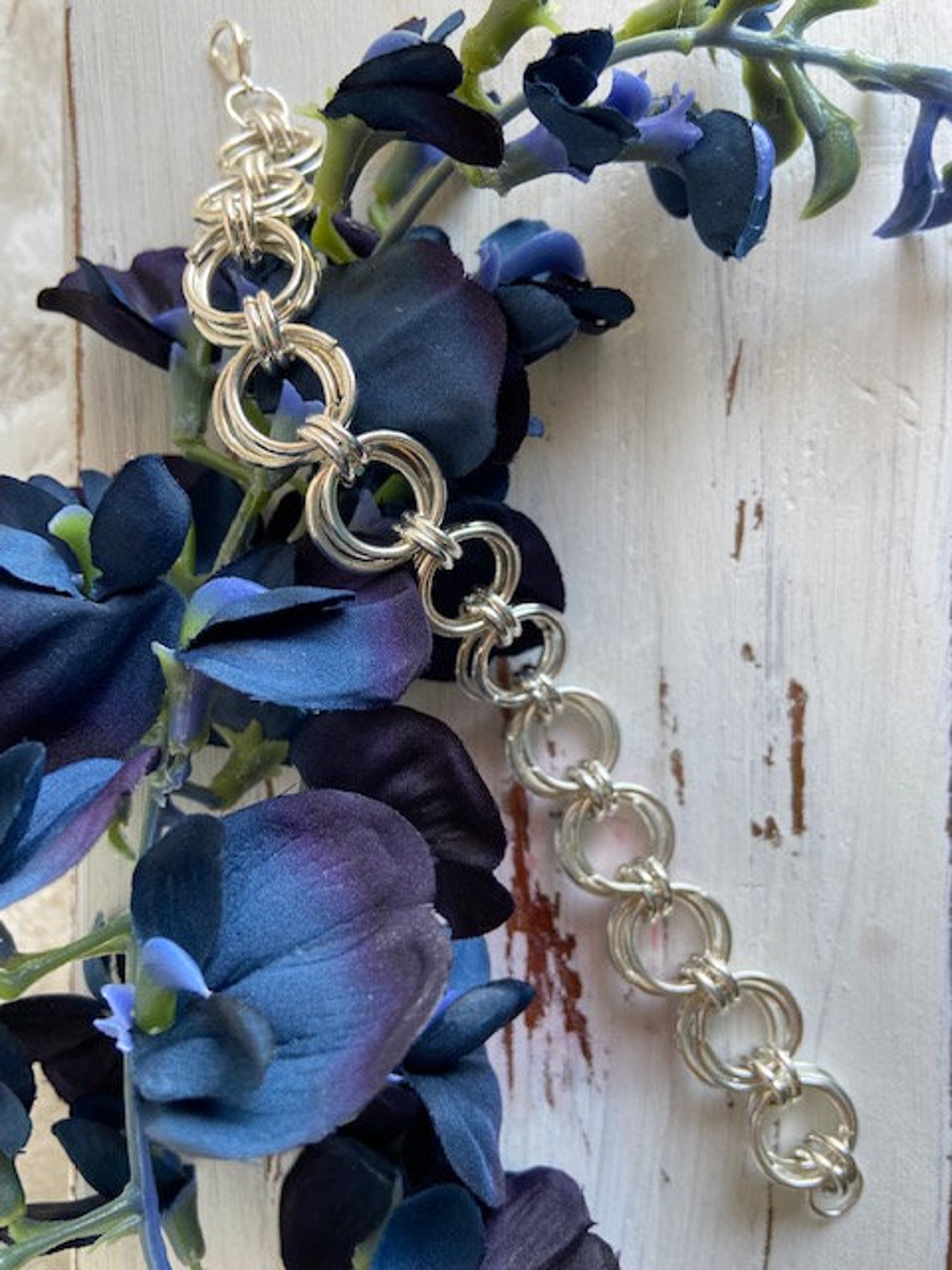 Triple Jump Ring Bracelet - Etsy