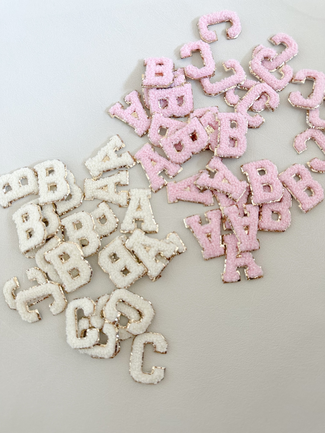 Mini Chenille Self Adhesive Letters DIY Letters Chenille Patches ...
