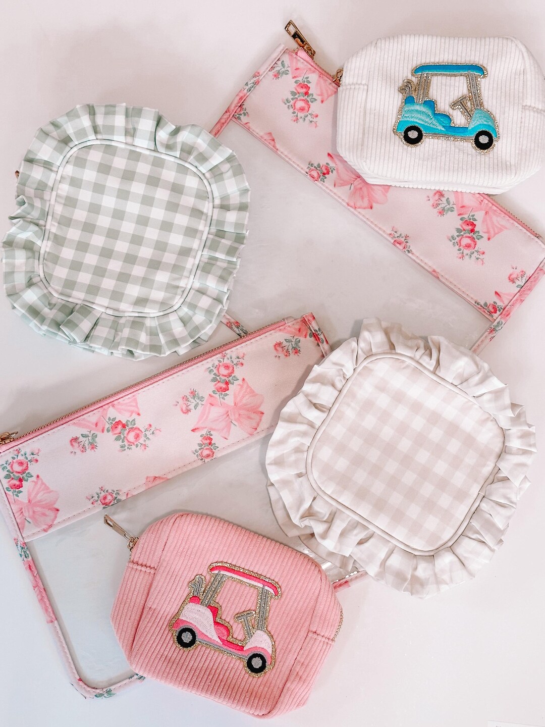 Golf Cart Bag | Golf Girl | Girlie Pouches | Spring Bags - Etsy