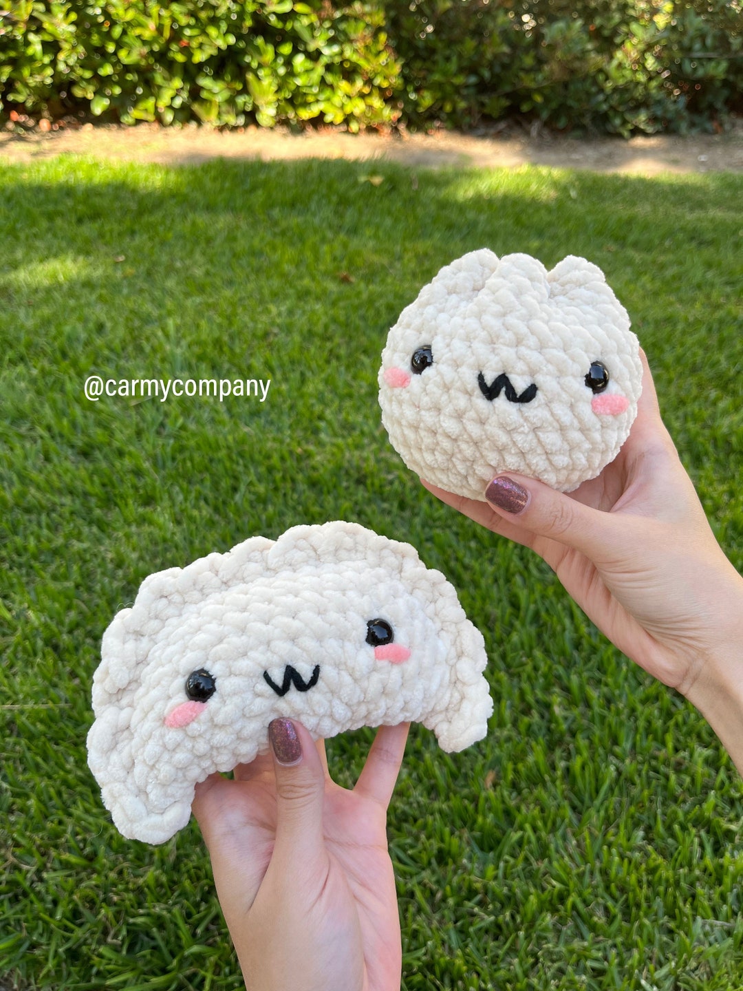 Crochet Soft Plushie / Plushies / Crochet Dumpling / Handmade Toy ...