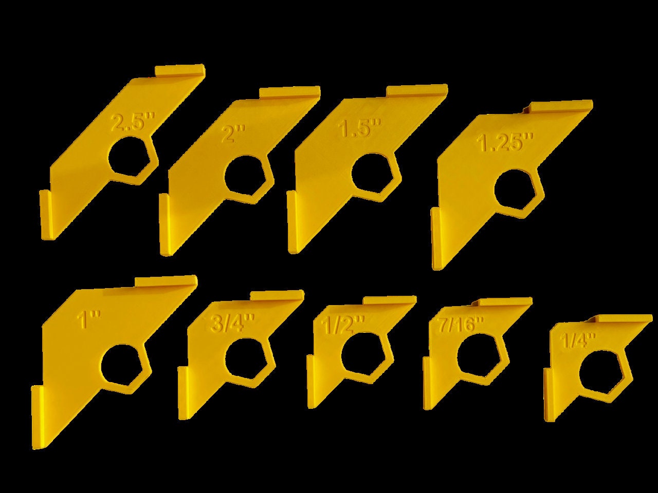 Router Corner Chamfering Jig Template Set of 9 for Woodworking - Etsy