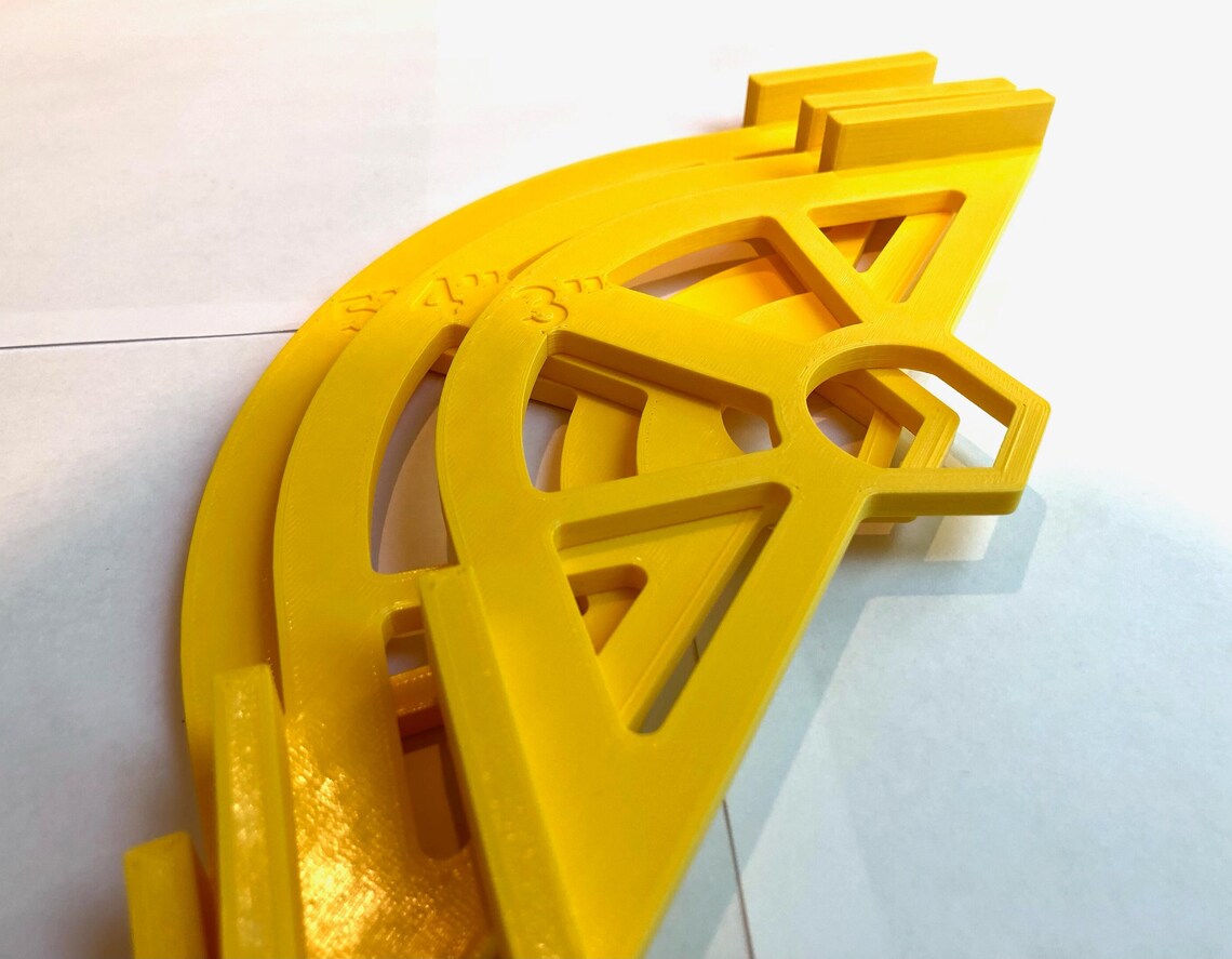 Large Router Radius Template Set of 3 - Etsy