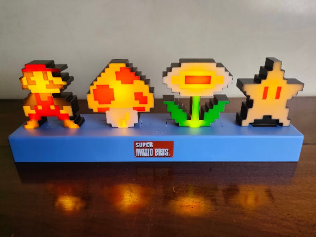 SUPER MARIO LED Light Cg Led Personalized Video Game Room - Etsy