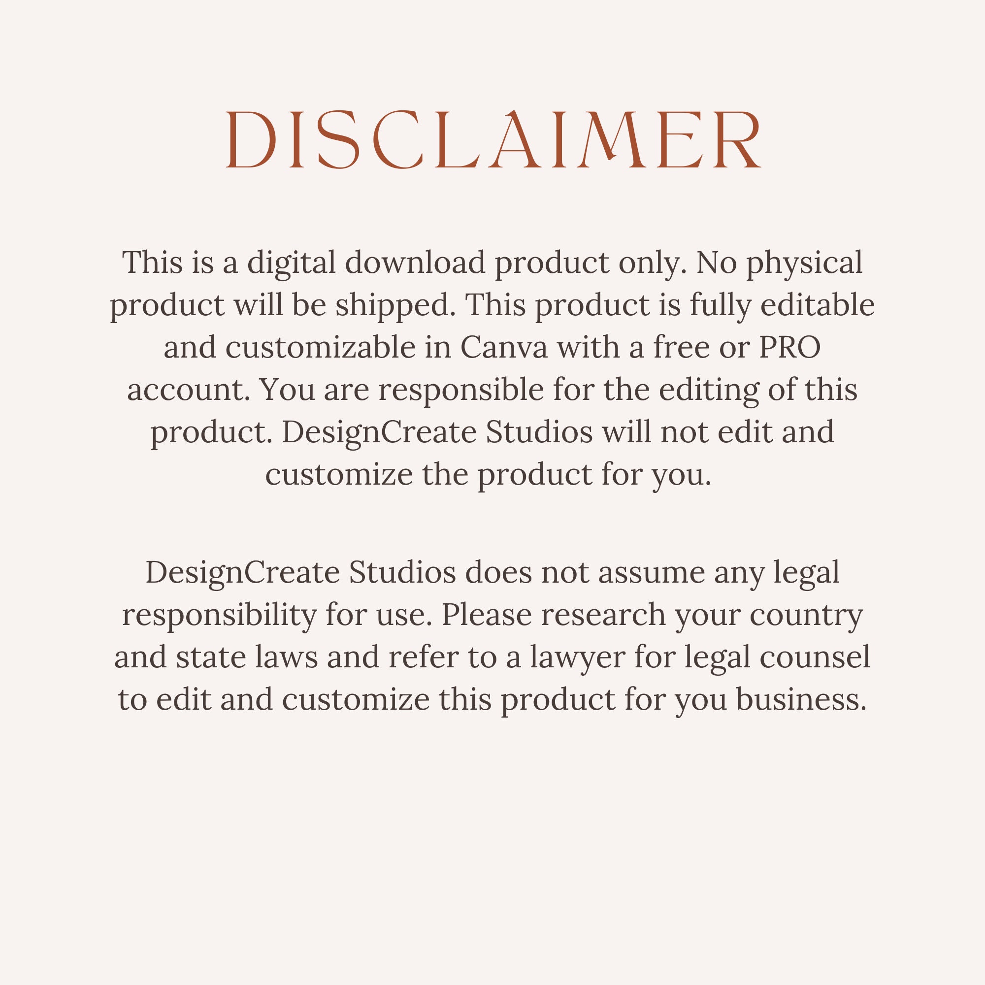 Editable Baking Agreement, Cake Order Terms, Cake Terms and Conditions ...