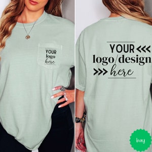 Custom Logo Shirts, Personalized Logo Front and Back Pocket Shirt ...