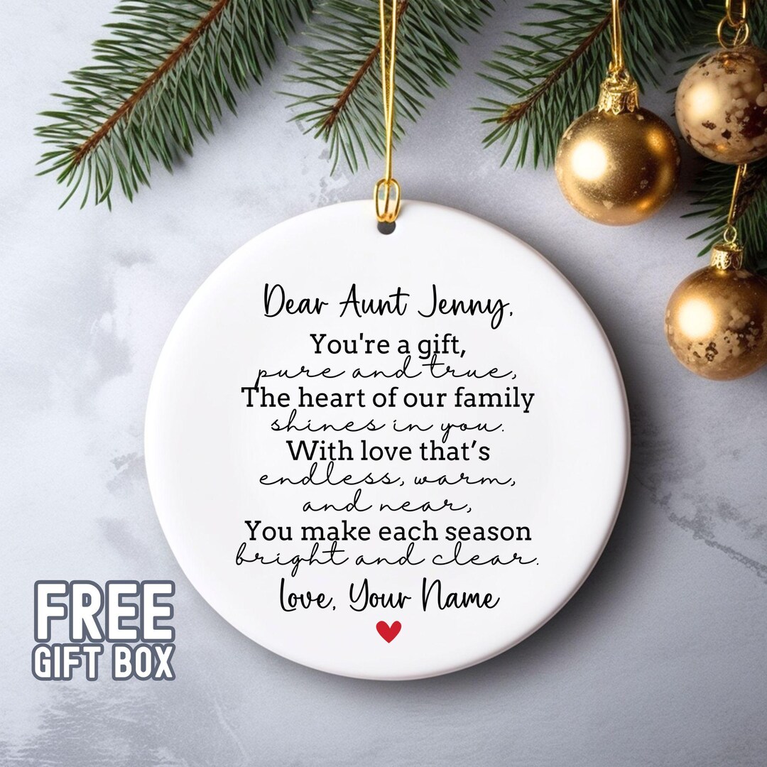 Sister, Auntie Ornament, New Aunt Gift, Pregnancy Announcement, Future ...
