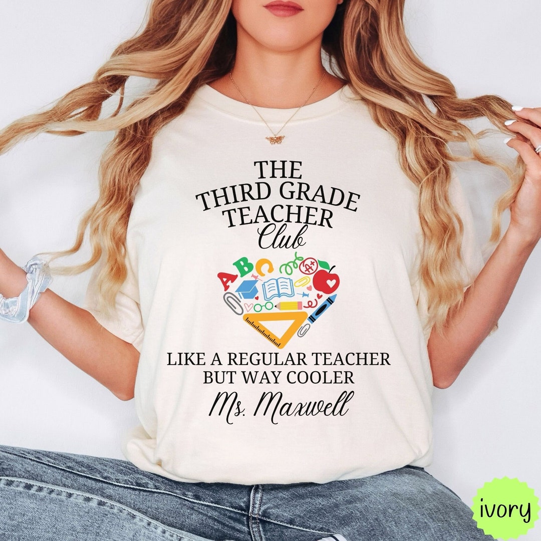 THIRD Grade Dream Team T-shirt, Third Grade Teacher Shirt, Teacher Team, 3rd Grade Teacher ...