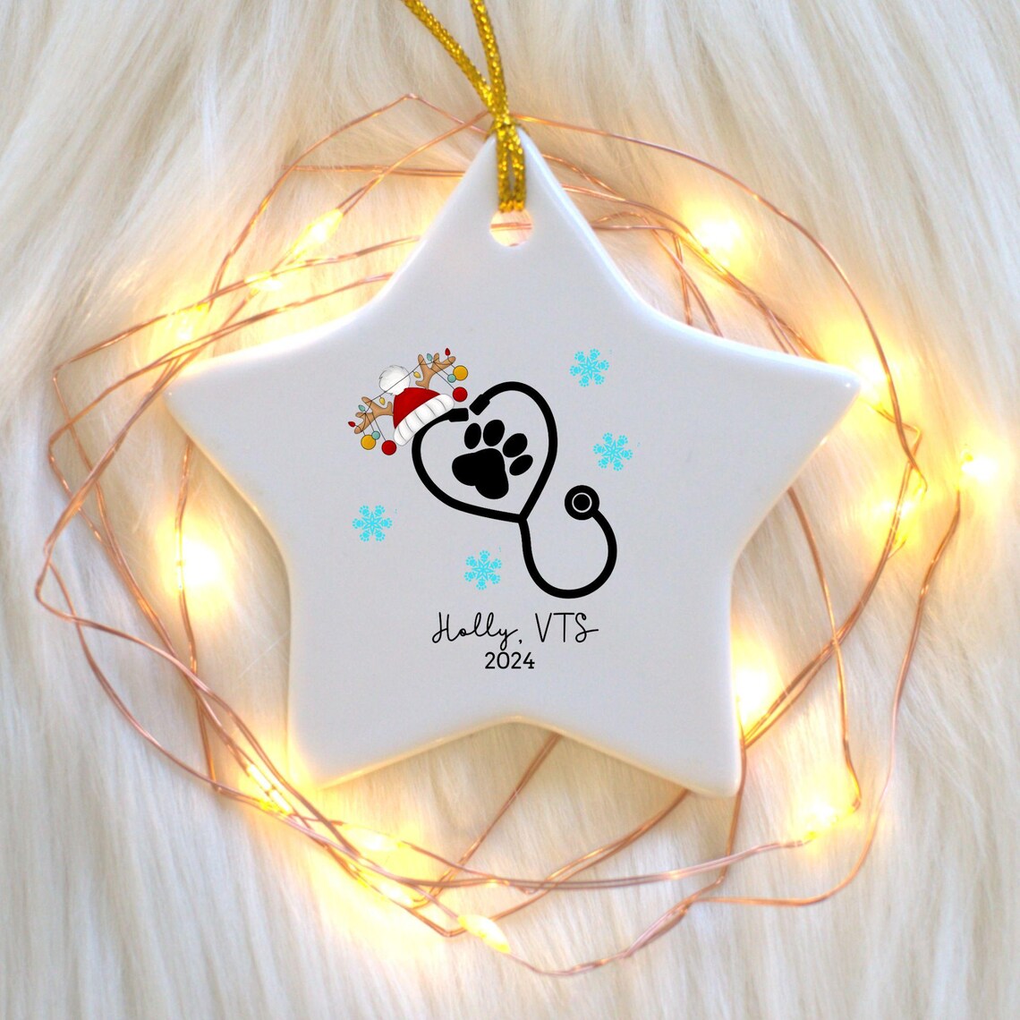 Veterinarian Personalized Gift, Vet Tech Ornament, New Veterinarian ...