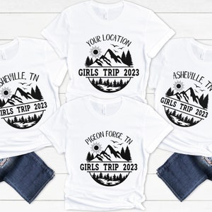 Family Mountain Trip Shirt, Custom Family Camping Shirts, Mountain Trip ...