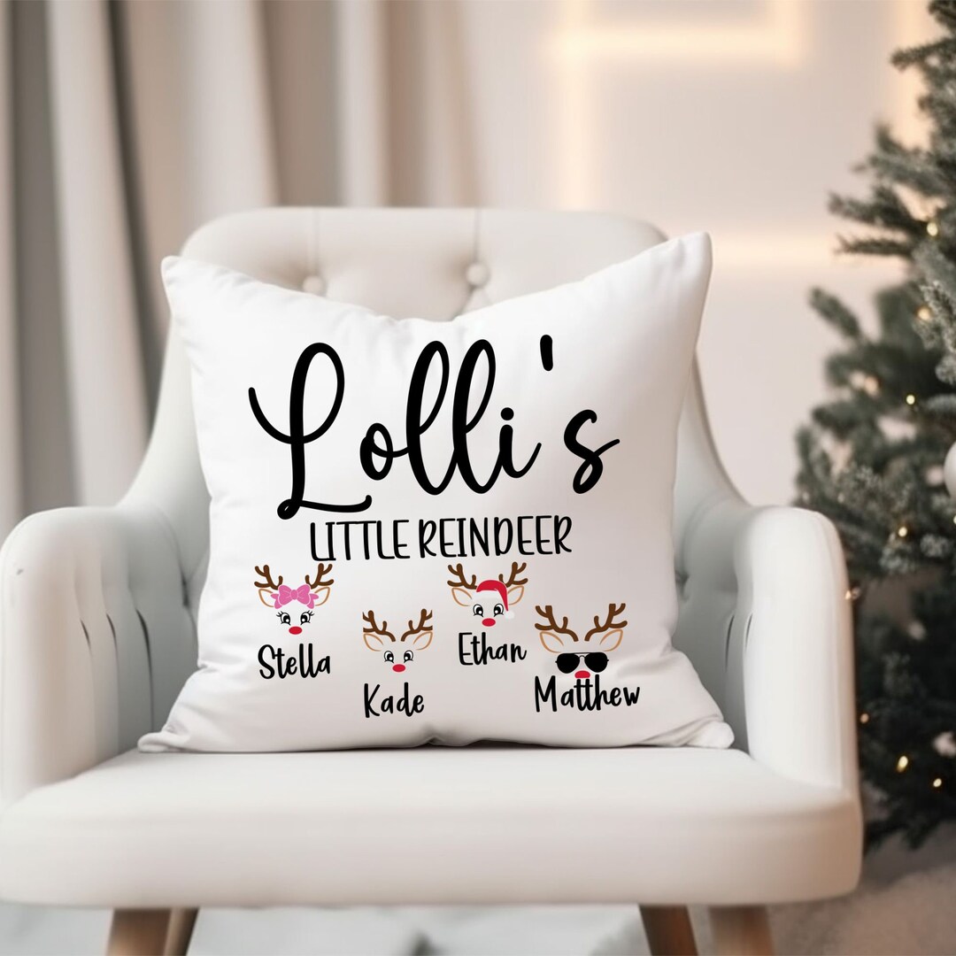 Personalized Lolli Christmas Pillow, Christmas Gift for Lolli, Lolli ...