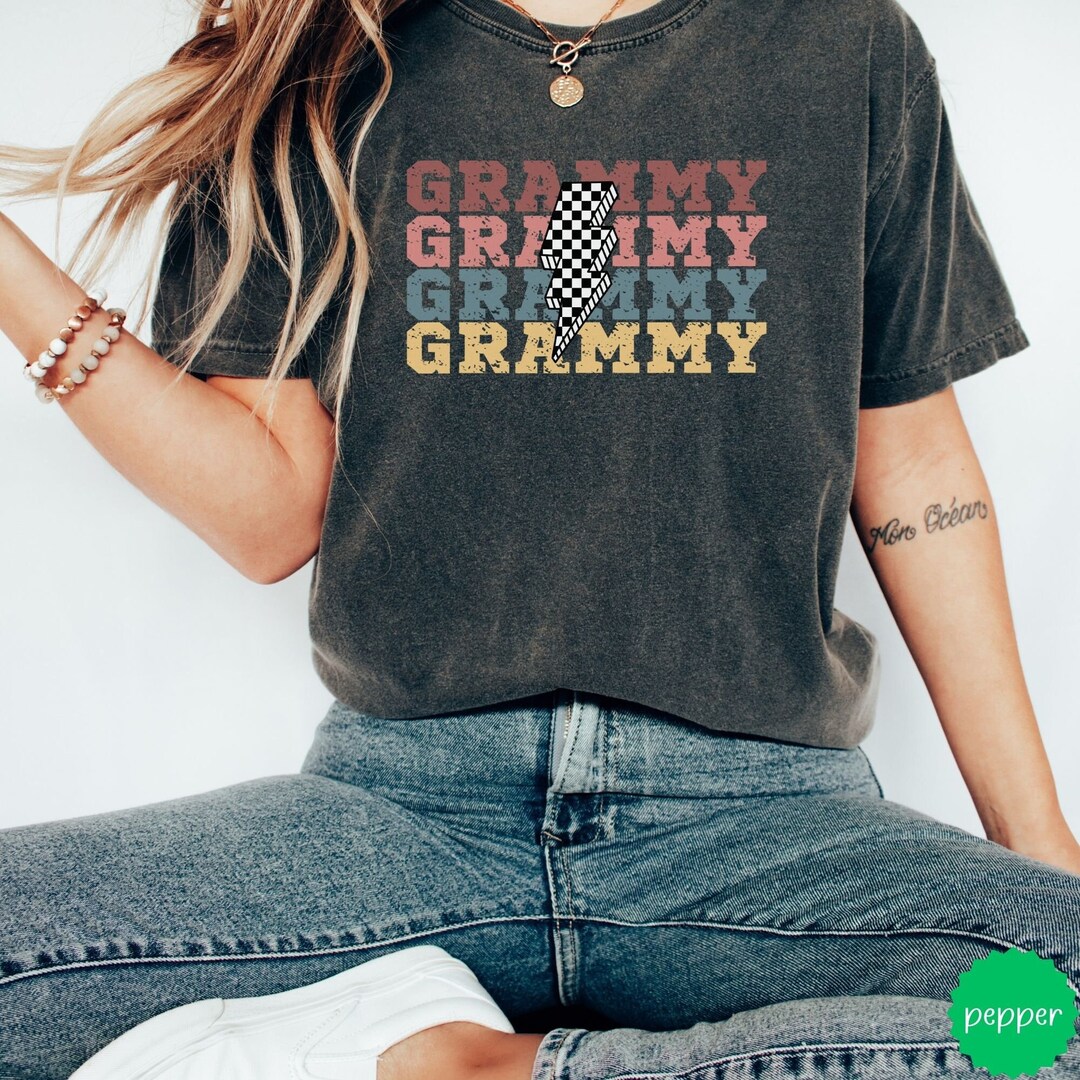 Custom Grammy Shirt, Grammy Comfort Colors, Personalized Grammy T-shirt ...