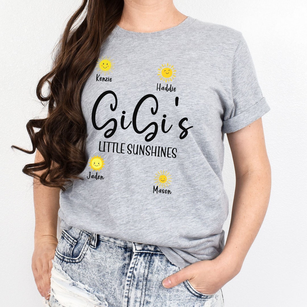 Custom Gigi Shirt, Gigi Shirt With Grandkids Gigi, Gift for Gigi ...