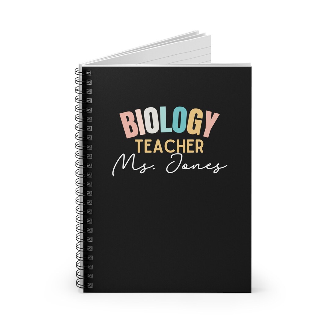 Biology Teacher Gift, Teacher Customizable Notepad, Back to School End ...