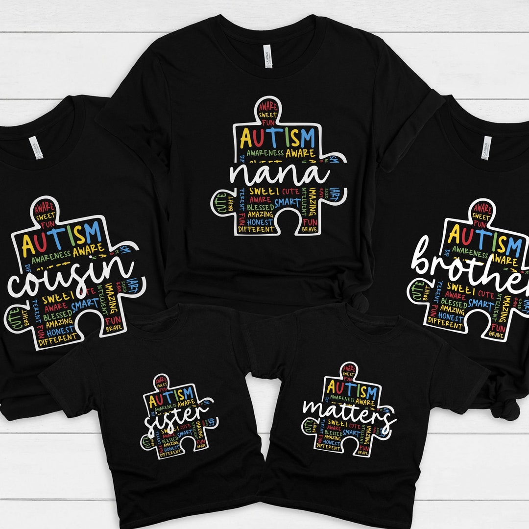 Matching Family Autism Awareness Shirt, Autism Family Shirts, Autism ...