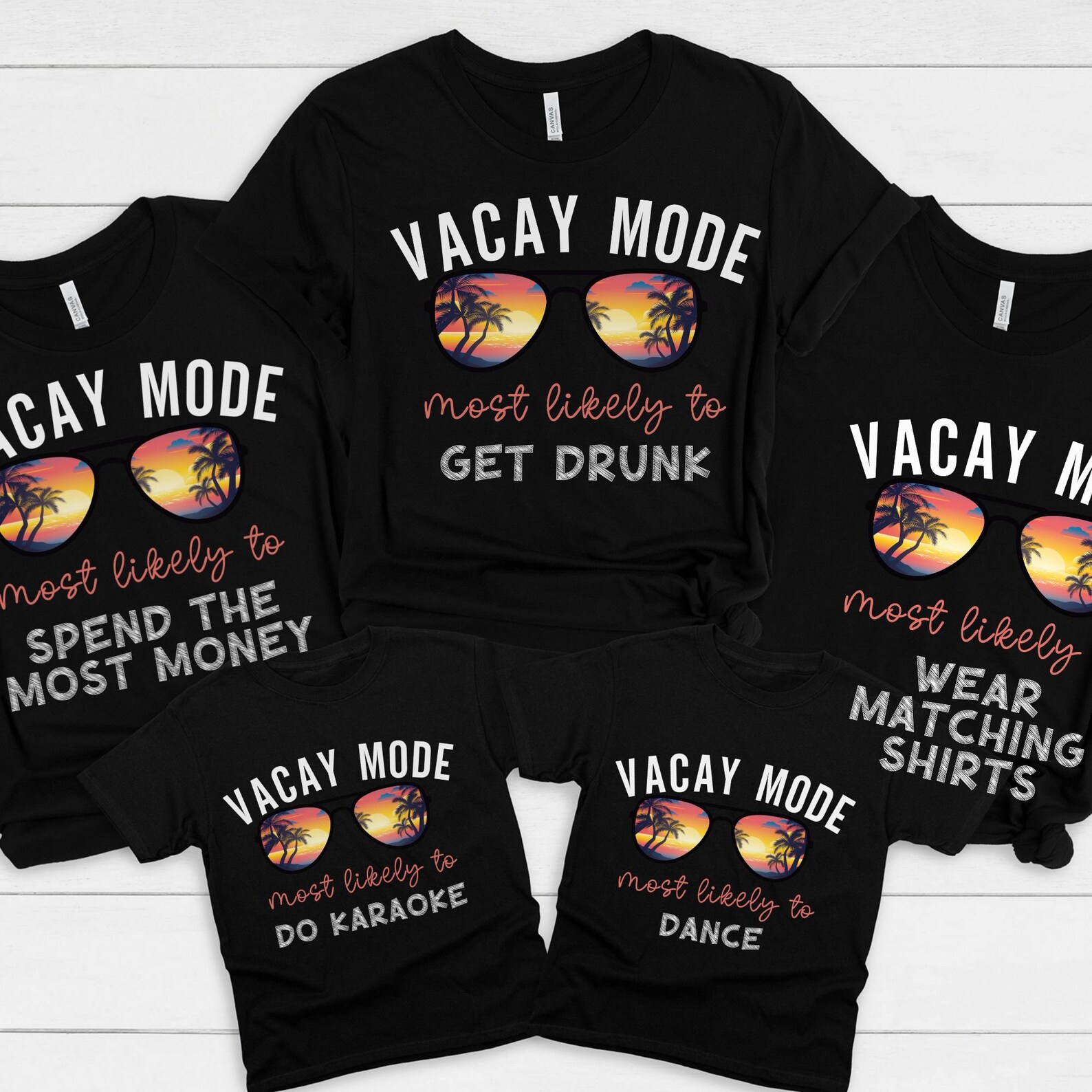 Matching Shirts for Friends Vacation Vacay Mode Shirts for - Etsy