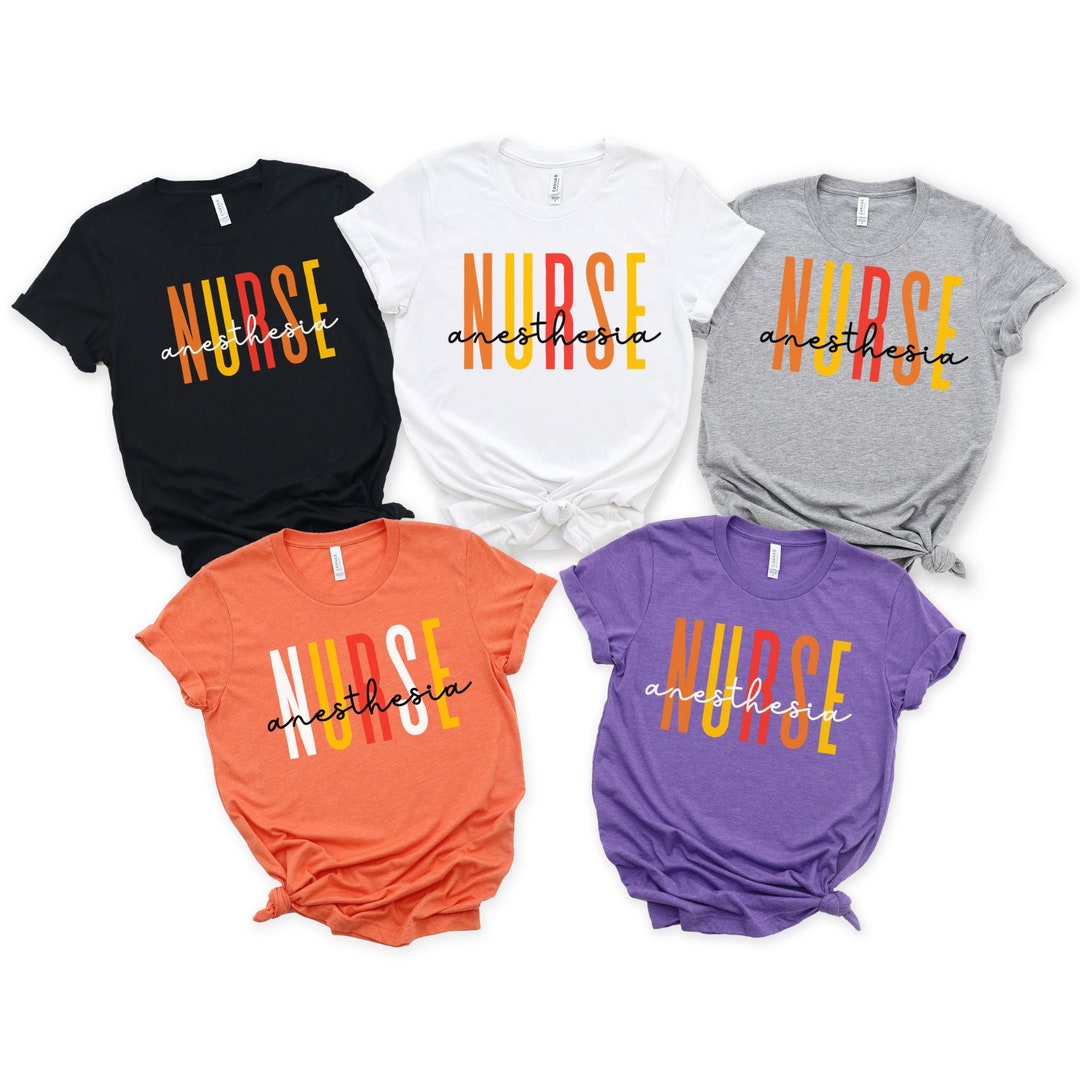 Anesthesia Nurse Team Shirts, Anesthesia Nurse Gift, Halloween ...
