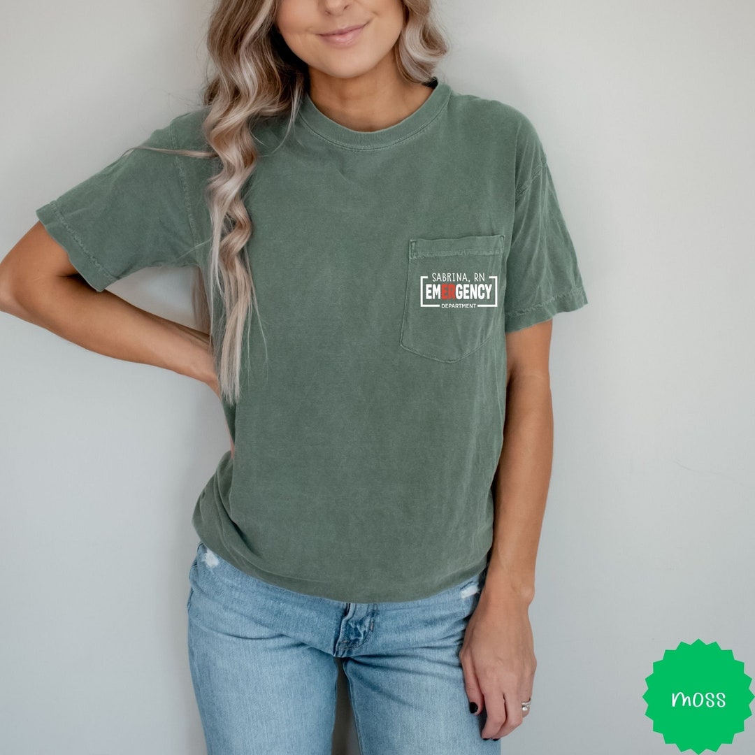 Emergency Department Comfort Colors Shirt ER T Shirt ED Nurse Emergency ...