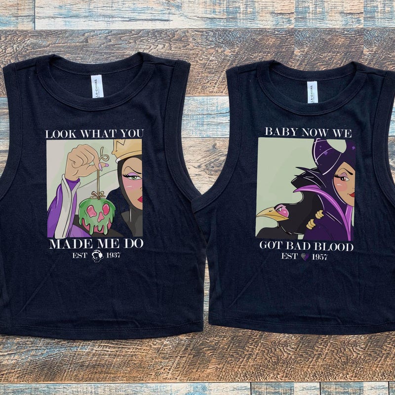 Villain Crop Shirt - Etsy UK