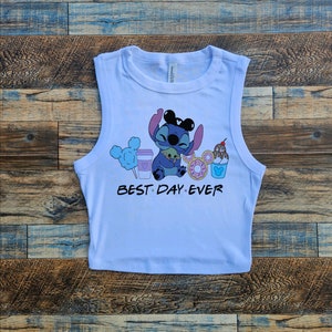 Stitch Shirt, Stitch Crop Tank, Best Day Stitch Baby Tee, Ohana Crop ...