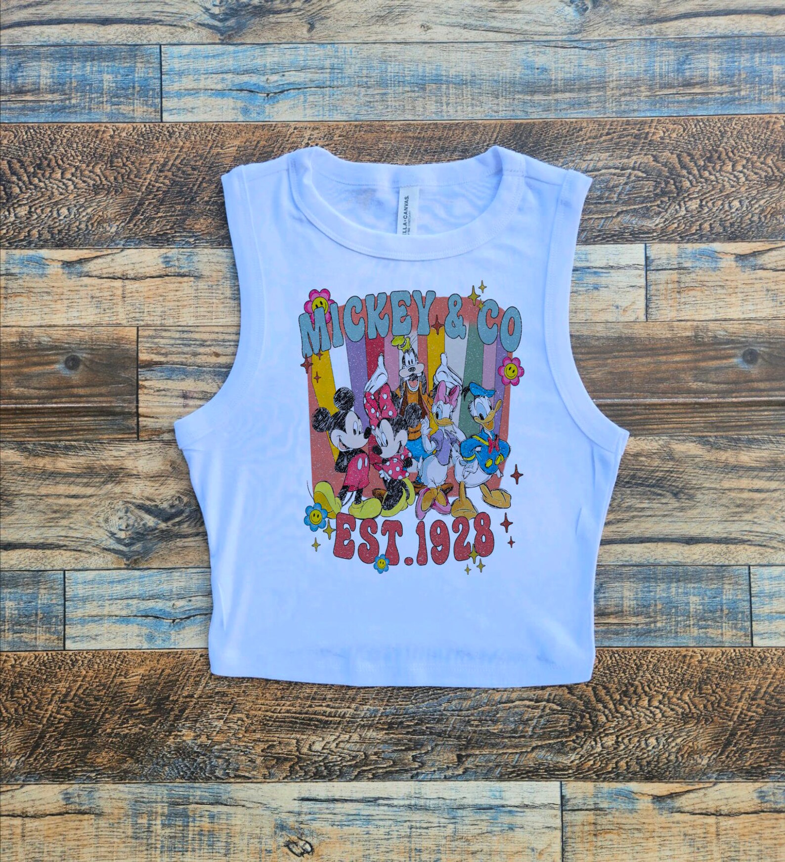 Mickey and Co Baby Tee, Disneyland Crop Tank, Mickey and Friends Baby ...