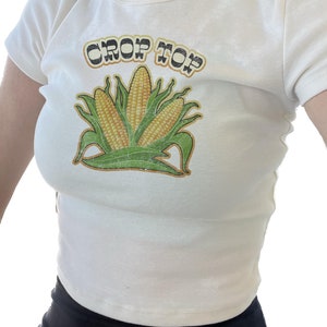 Corn on Cobb Crop Top, Corn Crop Tank Top, Funny Silly Corn Top, I Love ...