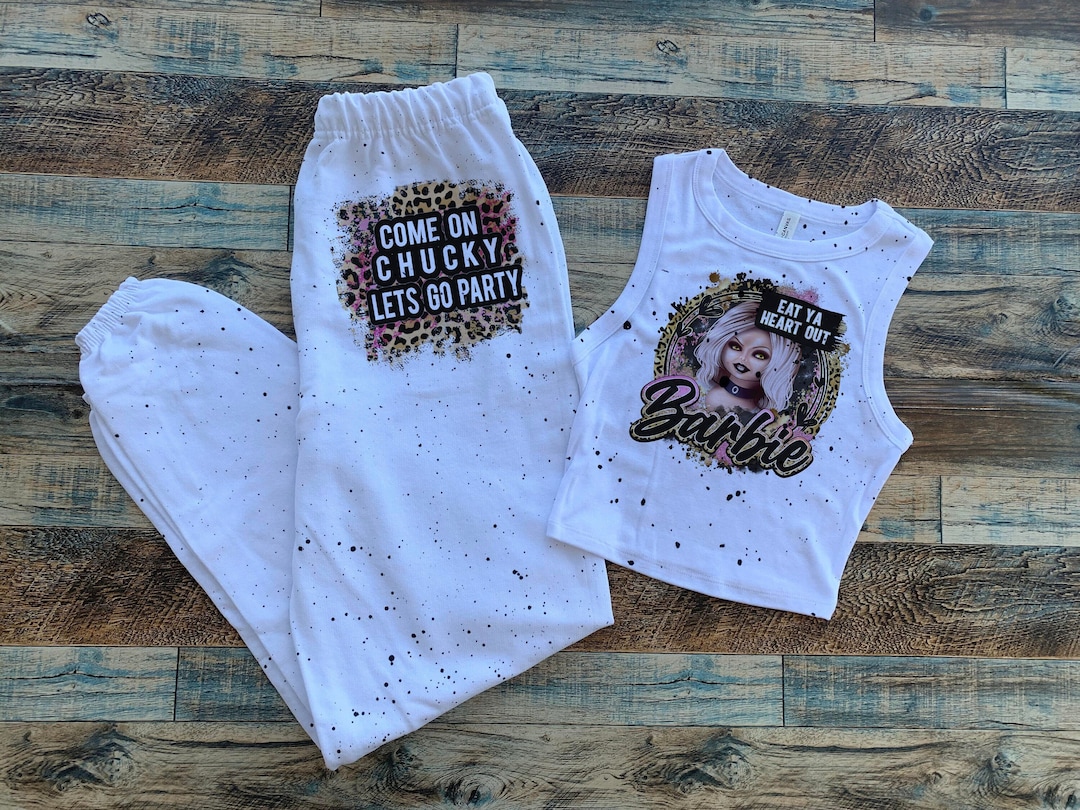Bride of Chucky Crop Tank Chucky Baby Tee Set Tiffany - Etsy Canada