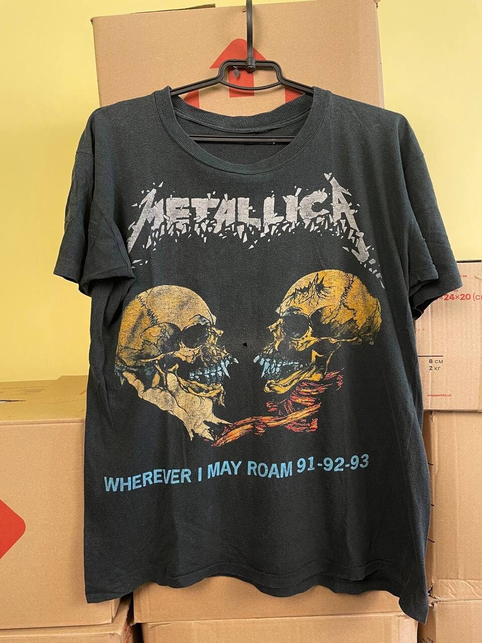 Metallica Wherever I May Roam Tour 1991 1993 Skull Vintage - Etsy