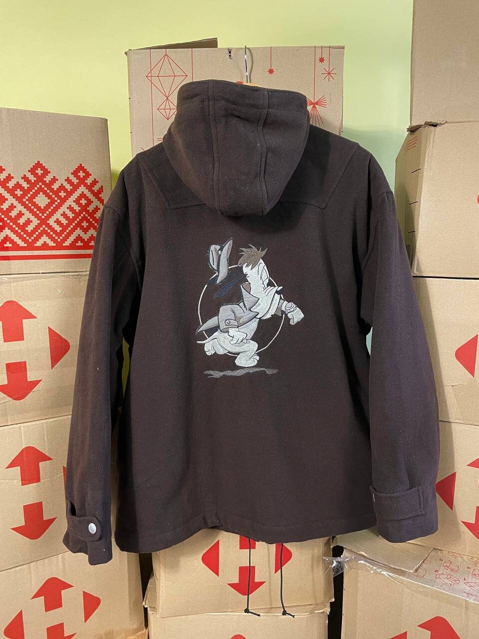 Hover to Zoom Droopy Dog Studio Aventures Vintage Men's Wool Jacket ...