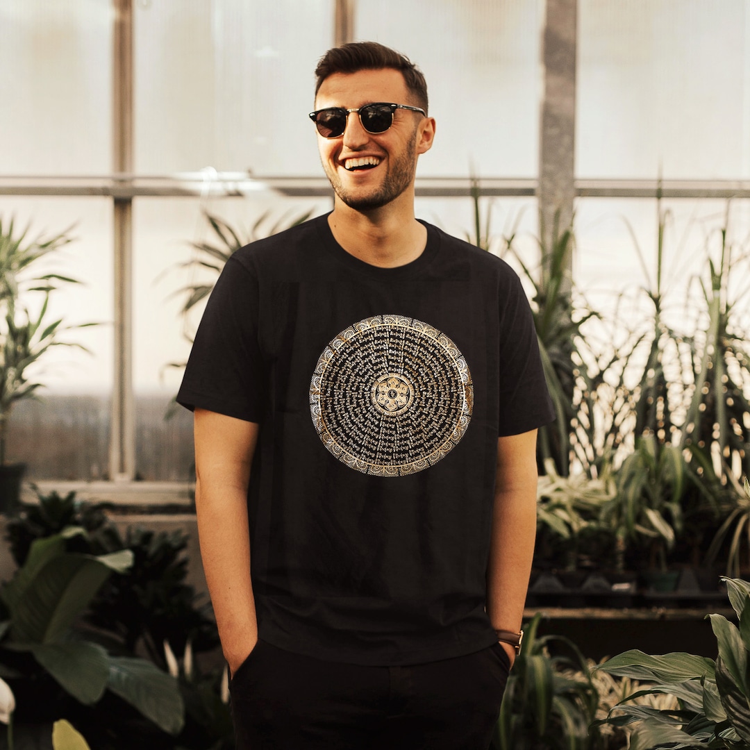 Buddha Mandala Shirt, Buddha T Shirts, 100% Cotton Buddhist Shirt ...