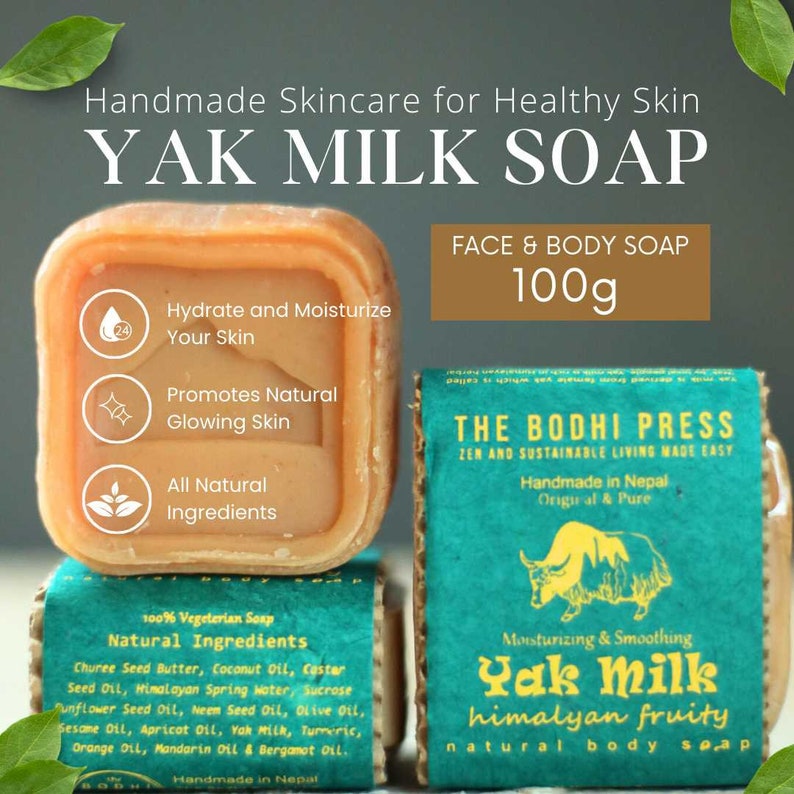 Yak Milk Soap I Variety Pack of 4 I All Natural & Handmade Himalayan ...