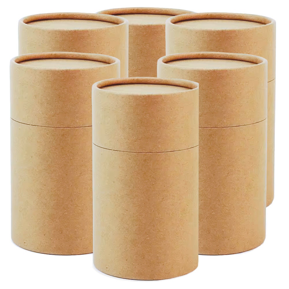 Kraft Paper Tubes With Lid, Round Paperboard Tubes, Kraft Paper ...