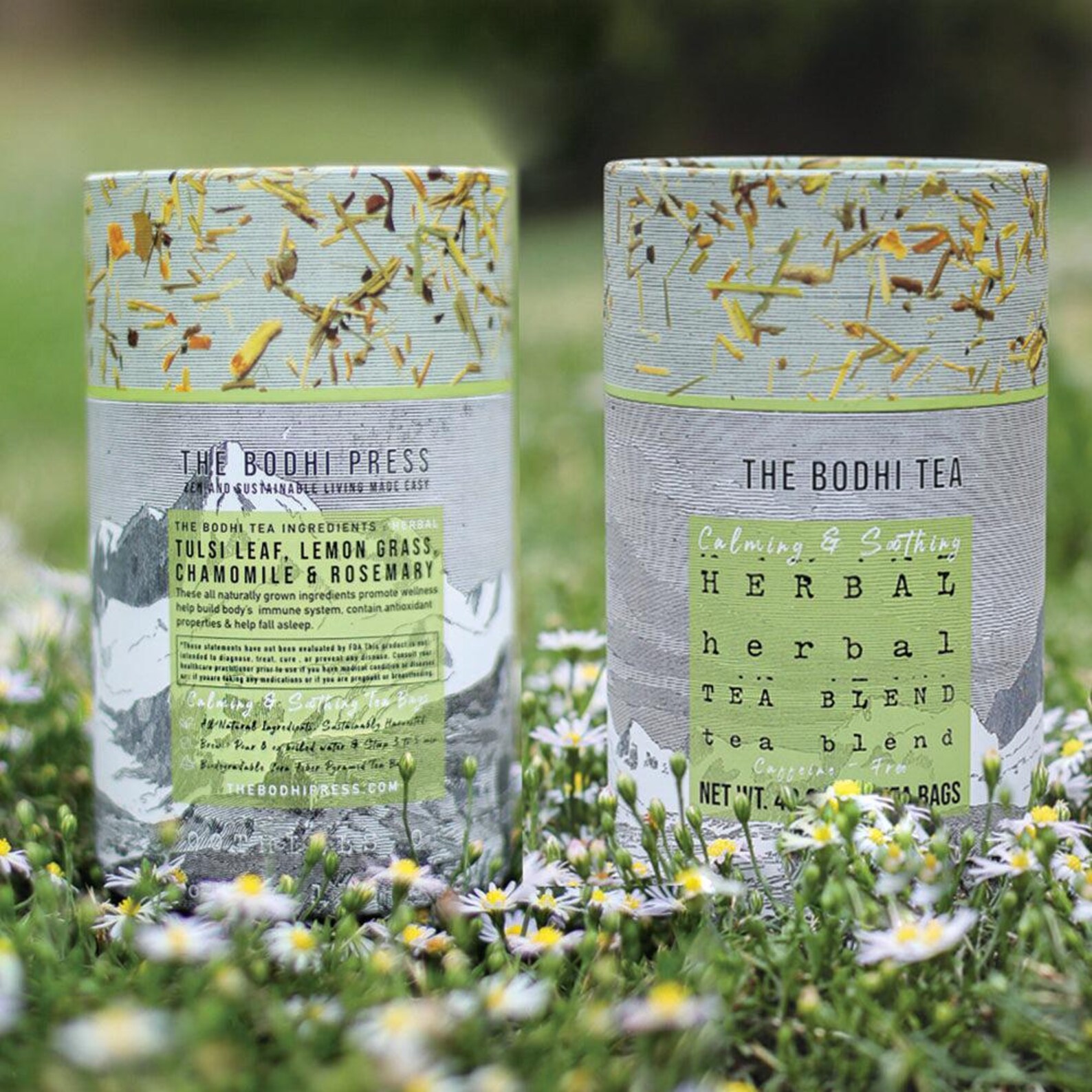 Himalayan Herbal Tea Blend: Rosemary, Chamomile, Holy Basil (pyramid ...